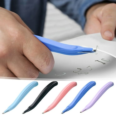 Light Blue Magnetic Staple Remover Pen, Ergonomic Staple Puller Tool ...