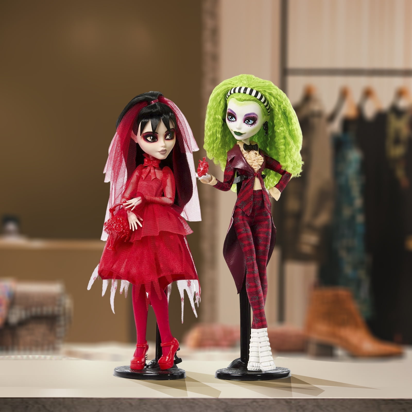 New Release! Monster Beetle juice Doll 2-Pack, Collectible Betelgeuse ...