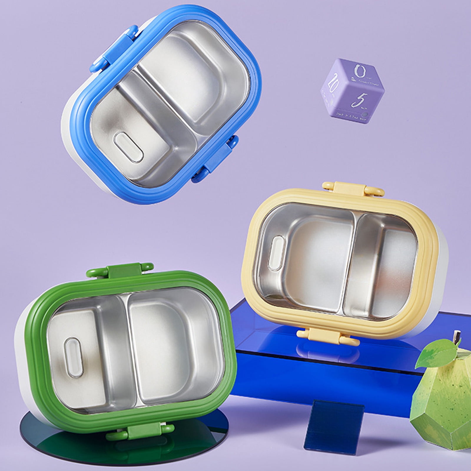 New Release, Stainless Steel Microwave Lunch Carrier, Secure Young Ones ...