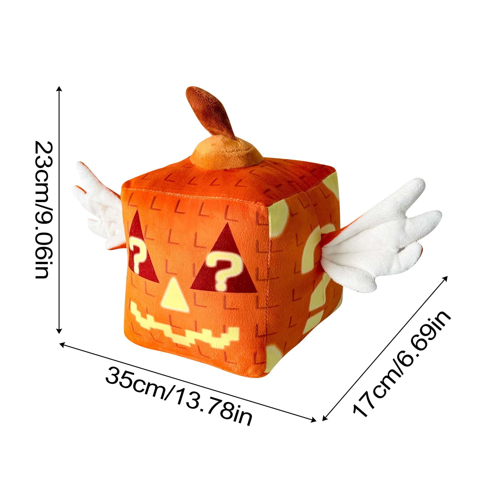 New Release! Steal a Brainrot Game Plush Toy Spooky Lucky Block Plush ...