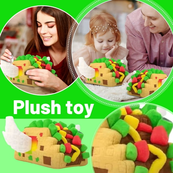 New Release! Steal a Brainrot Game Stuffed Plush Taco Lucky Block Plush ...