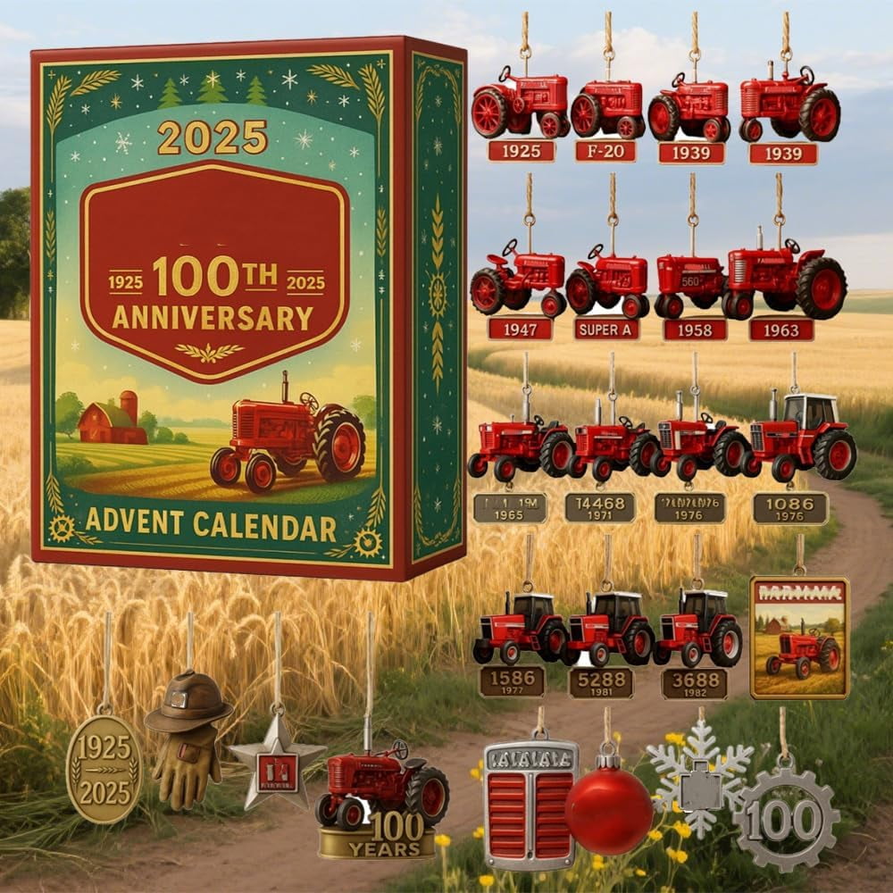 New Release! Tractor 100th Anniversary Advent Calendar, 24 Days ...