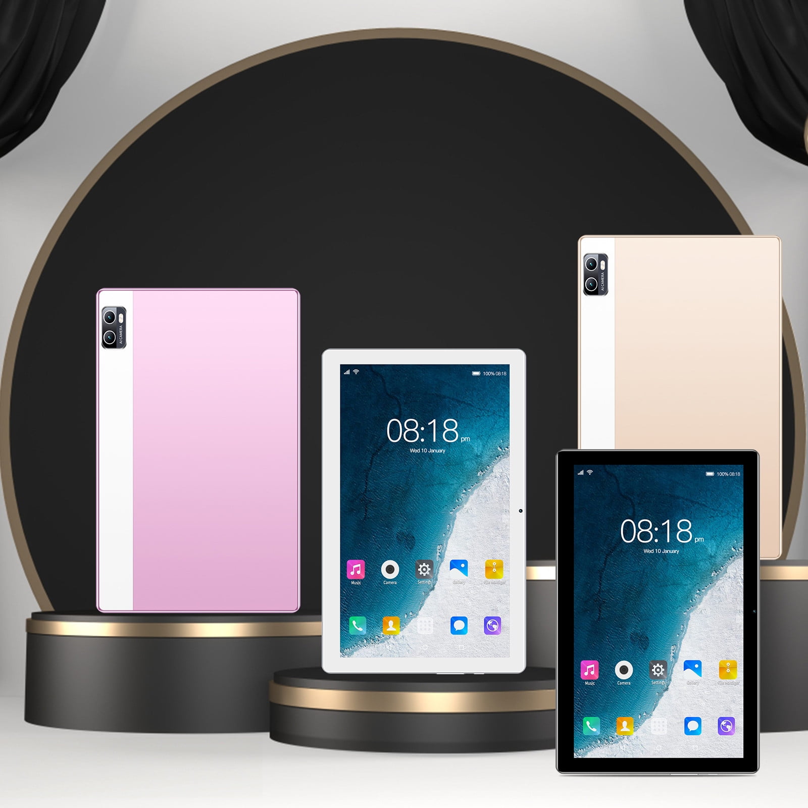 New Release, Upgrade 10.1-Inch Thin HD Tablet, 10-Core IPS HD Screen ...