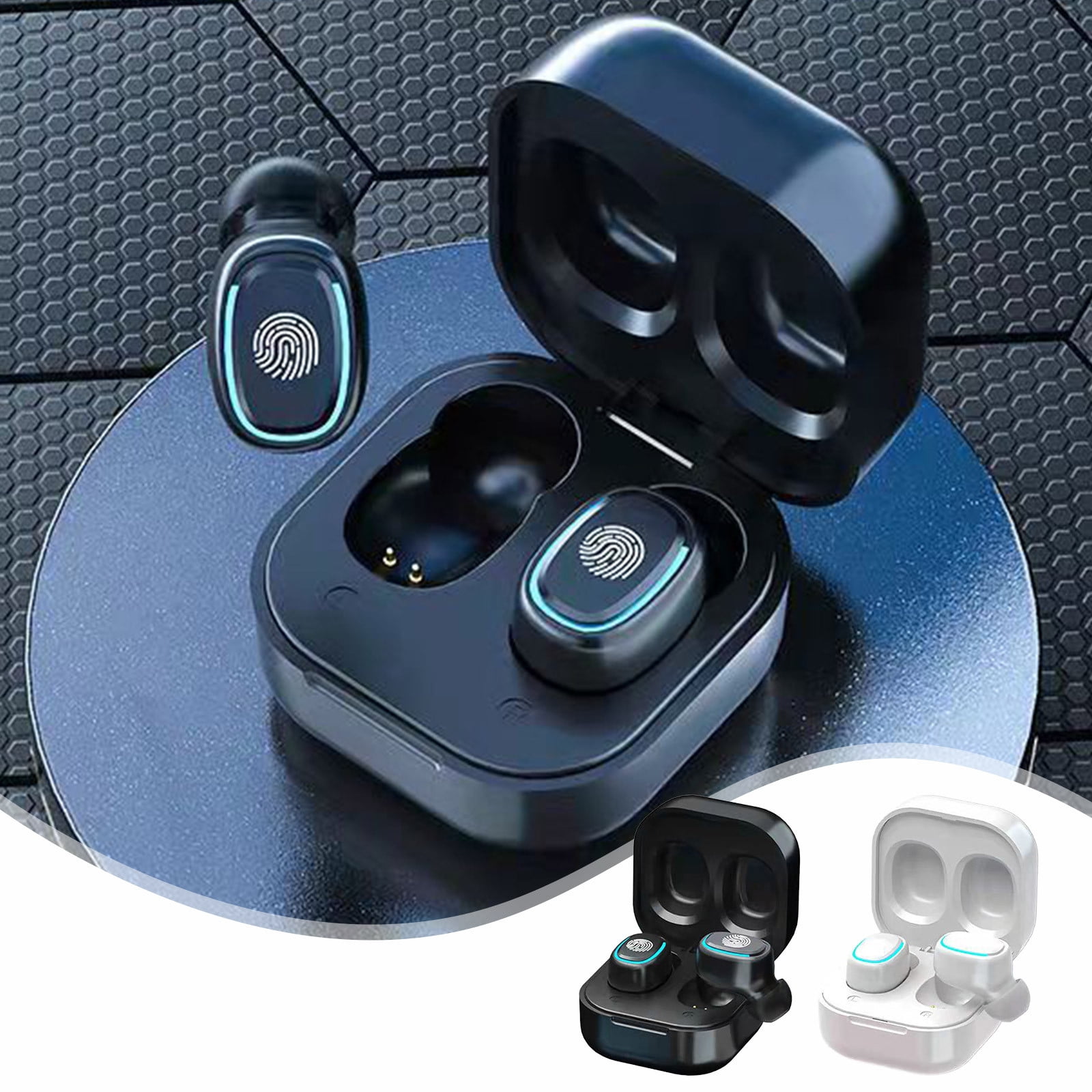 New Release, Vsgery Bluetooth Headphones, LED Display Earbuds, Charging ...