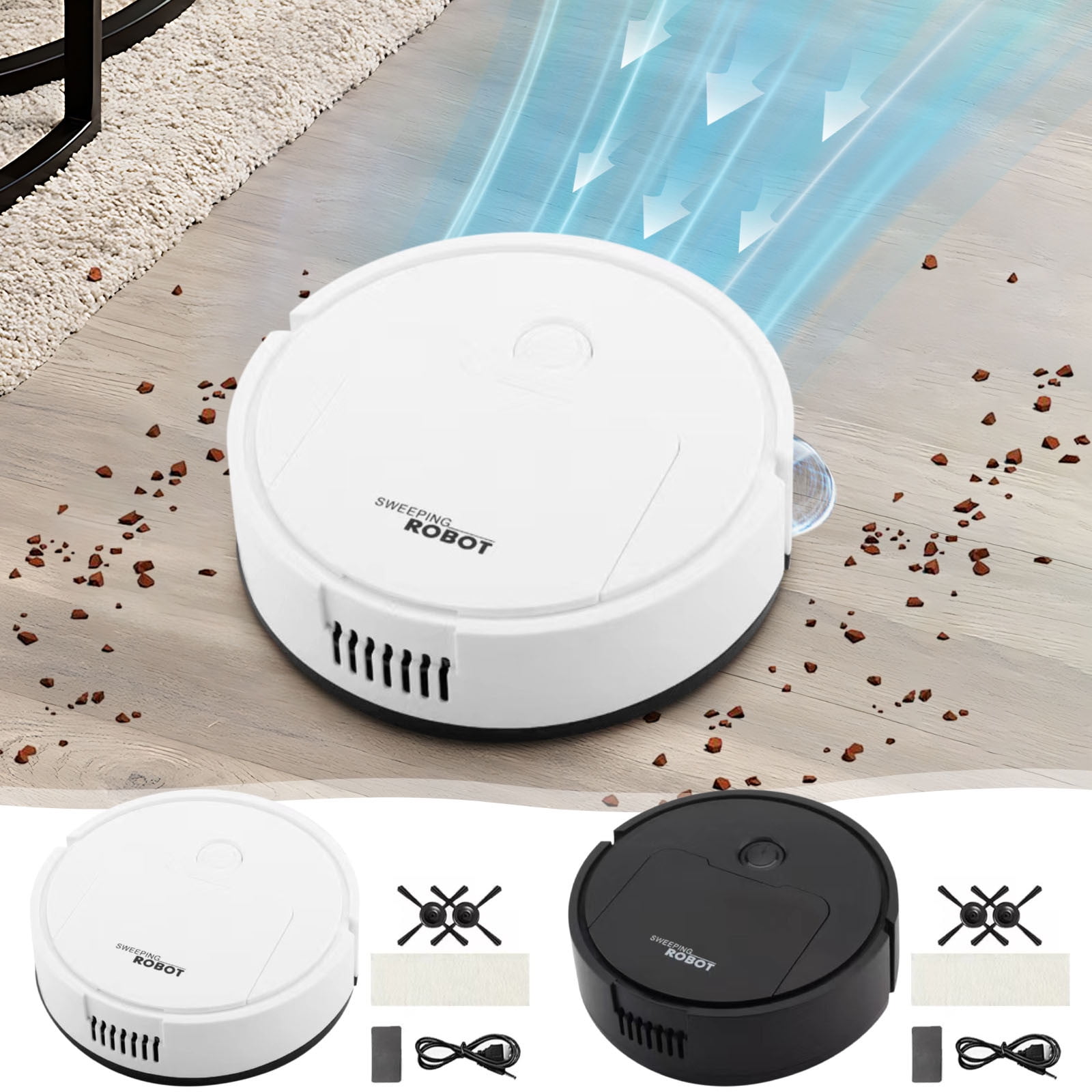 New Release,Vsgery Sweeping Robot with 3-in-1 Intelligent Scrubbing, Mopping, and Vacuum ...