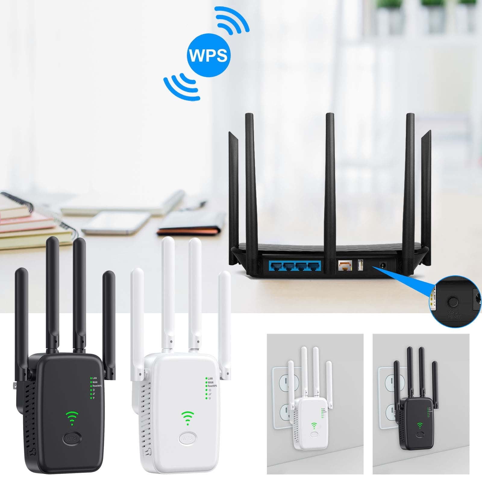 New Release,Vsgery WiFi Extender, WiFi Extenders Signal Booster For ...