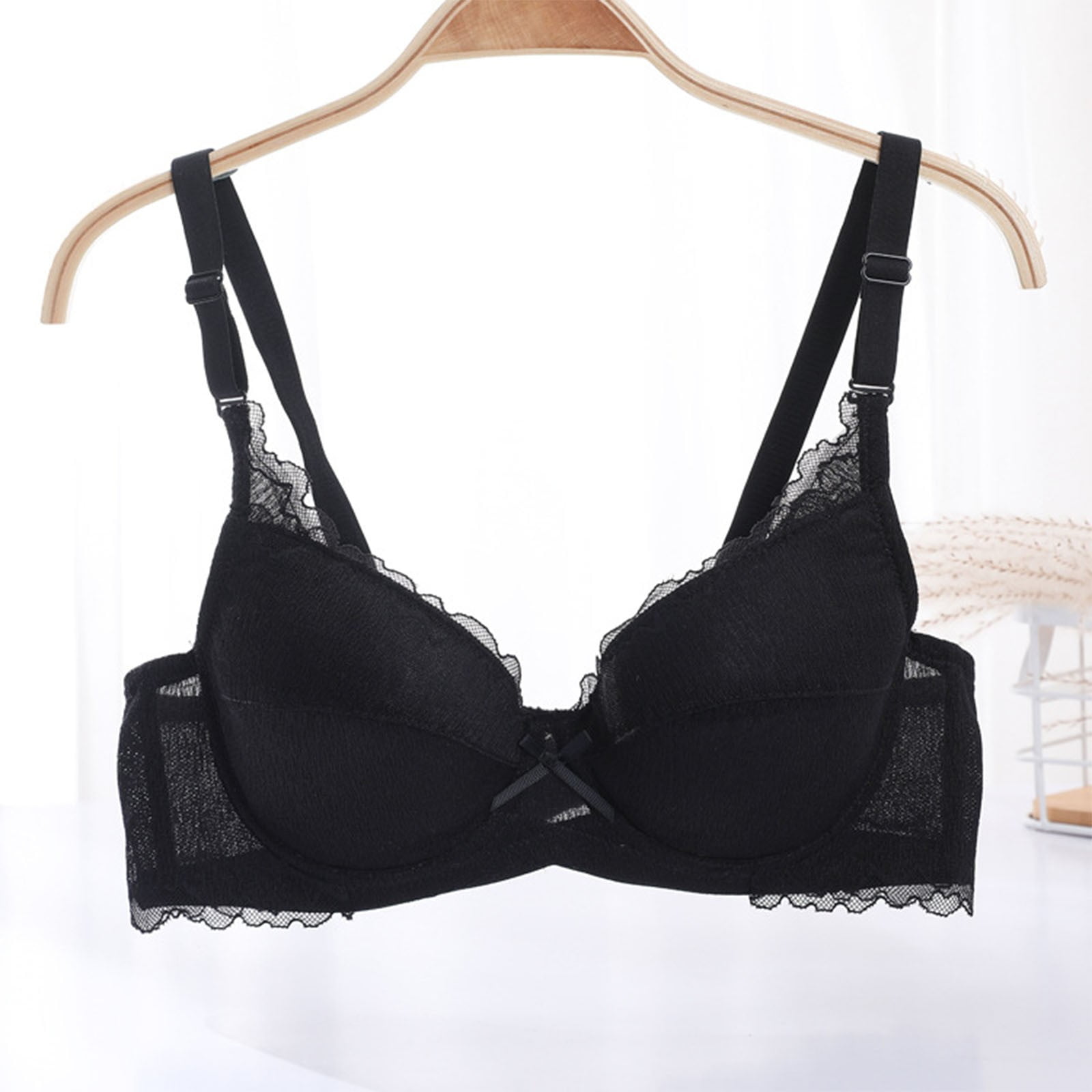 New Release, Women's Sexy Oversized Bra, Thin Wire, No Padding, Lace ...