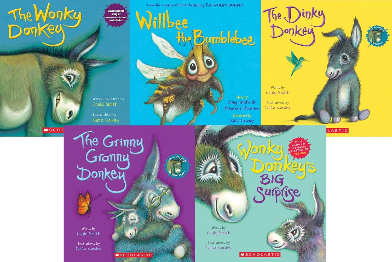 New Release! Wonky Donkey Series Set (5 Books) - Walmart.com