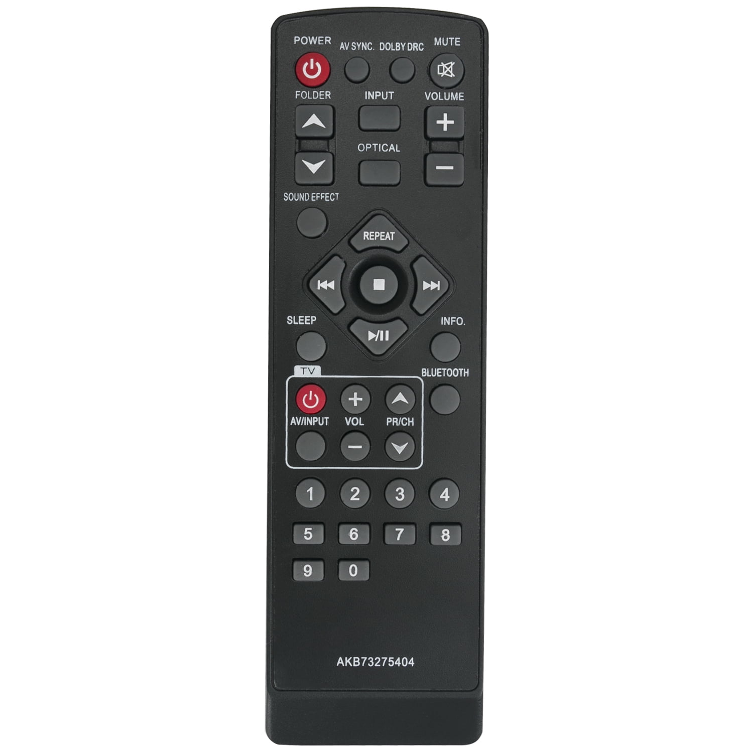 New Remote AKB73275404 for LG Sound Bar SoundBar LSB306 - Walmart.com
