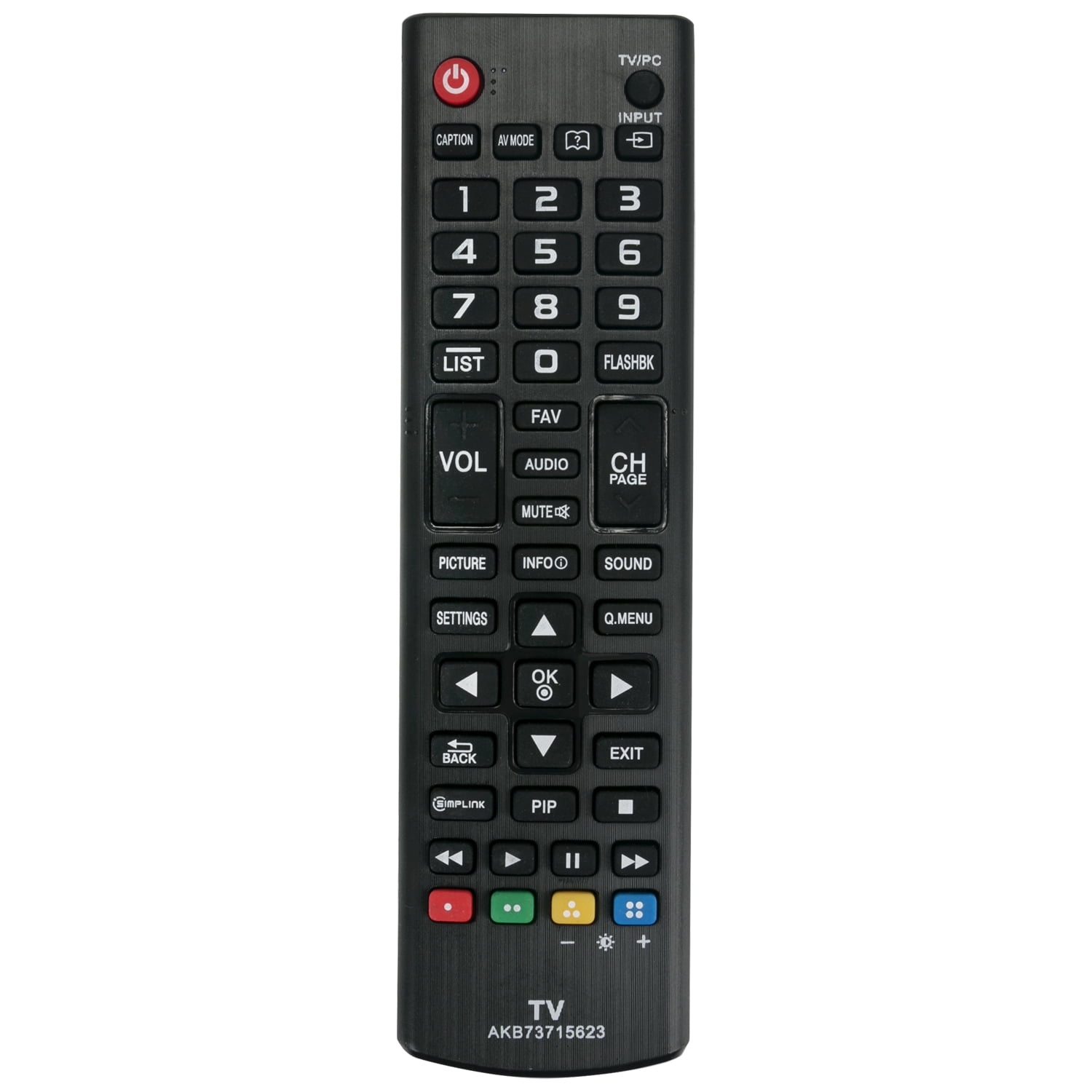 New AKB73715623 Remote for LG LED HDTV Models: 22LN4510-PU, 29LN4510-PU ...