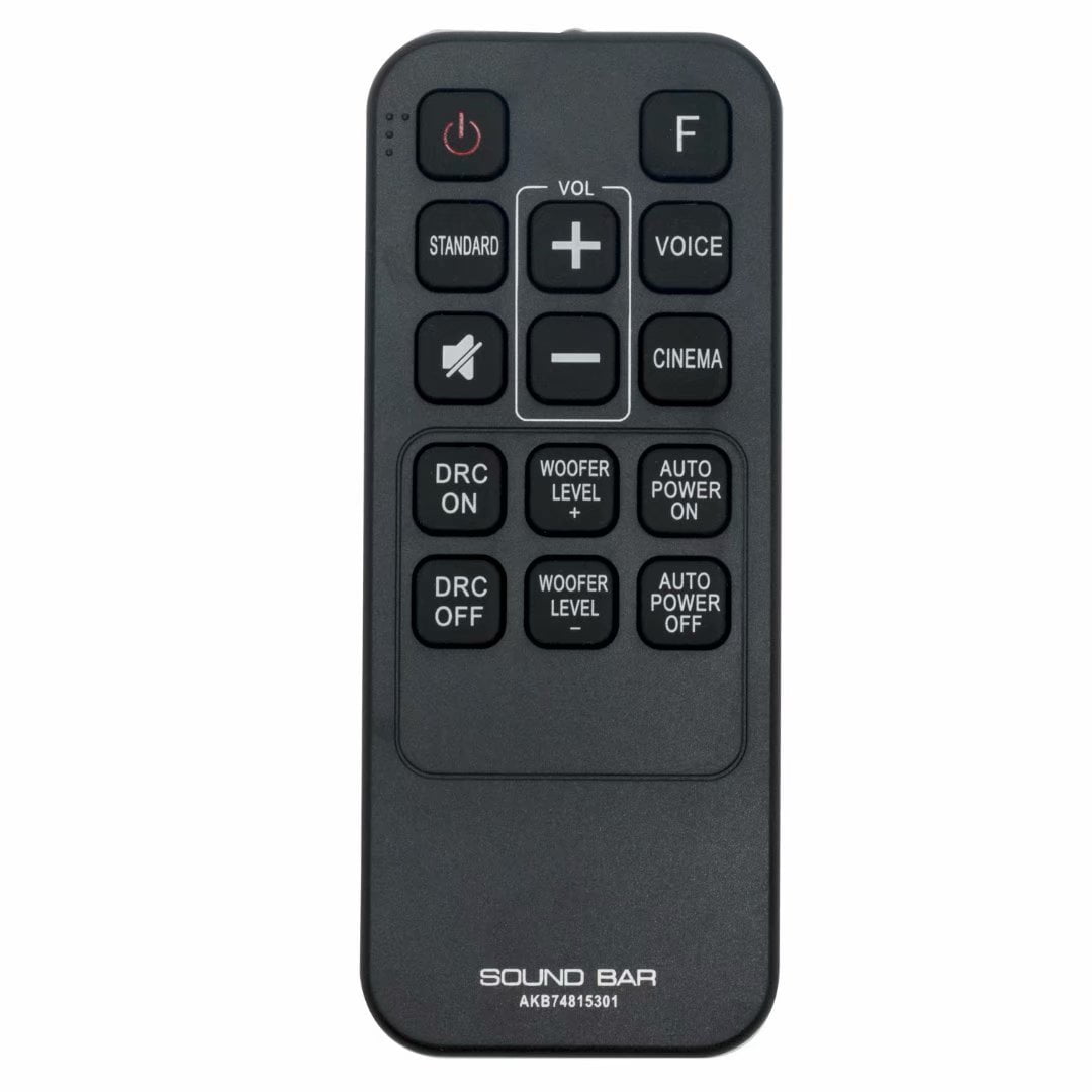 New Remote Control AKB74815301 for LG Sound Bar Soundbar LAS160B ...