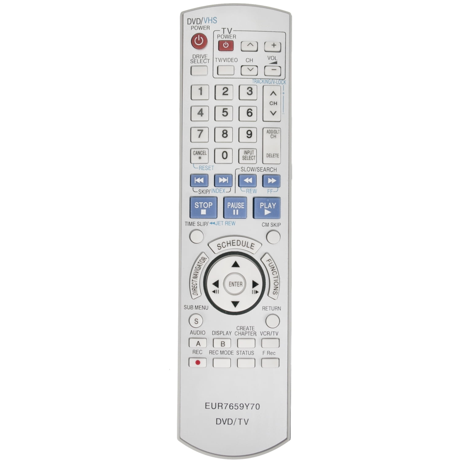 New Remote Control EUR7659Y70 for Panasonic TV/DVD Combo DMR-ES25 DMR ...