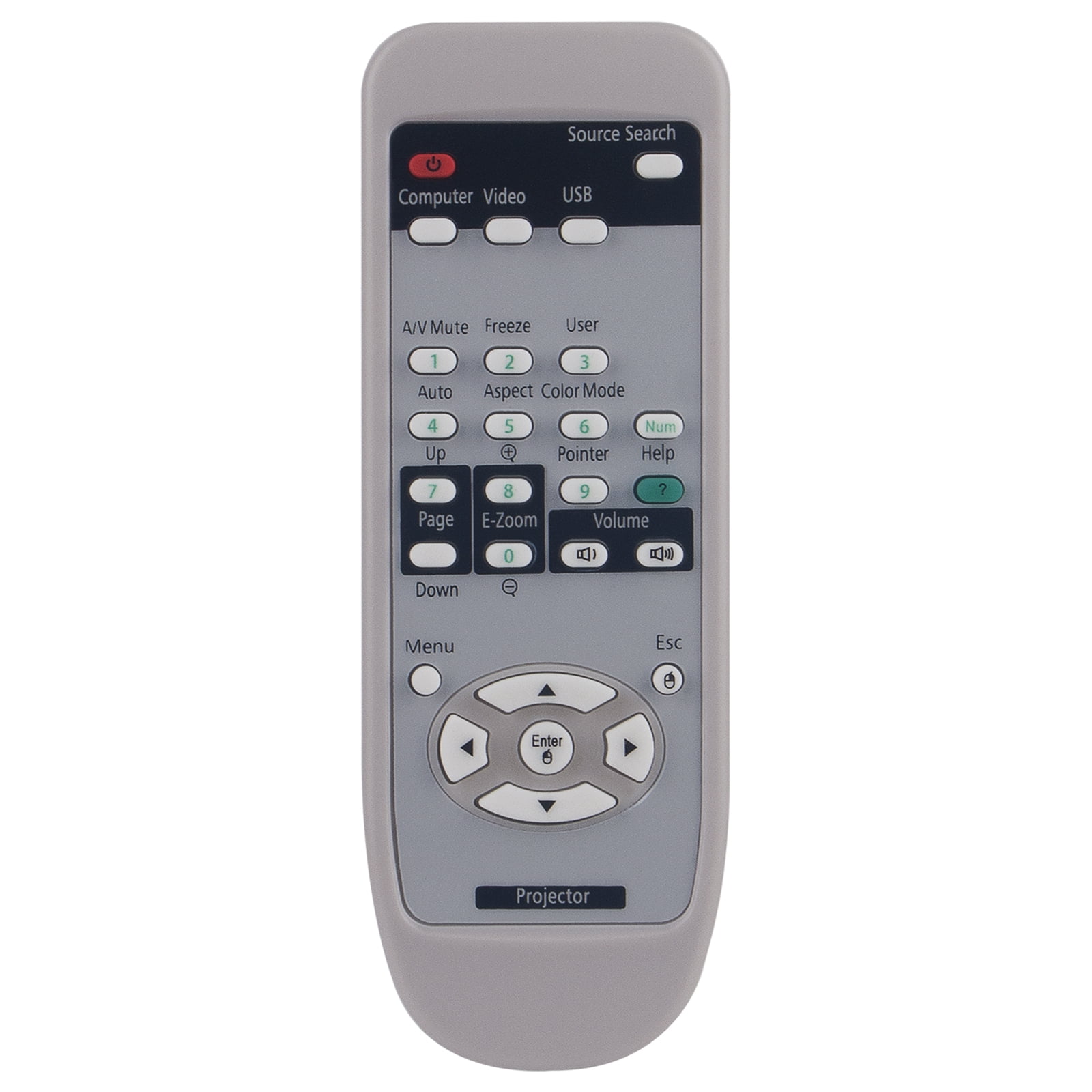 New Remote Control Fit For Epson PowerLite 1220 1260 S7 S9 W7 X9 VS200 S9 W7 W8 W9 X19 X72 EX31 ...