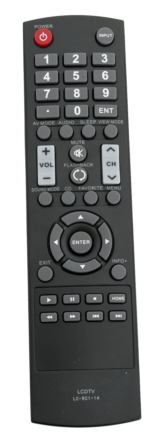 New Remote Control LC-RC1-14 for SHARP LCD HDTV LC-32LB261U LC-42LB150 ...