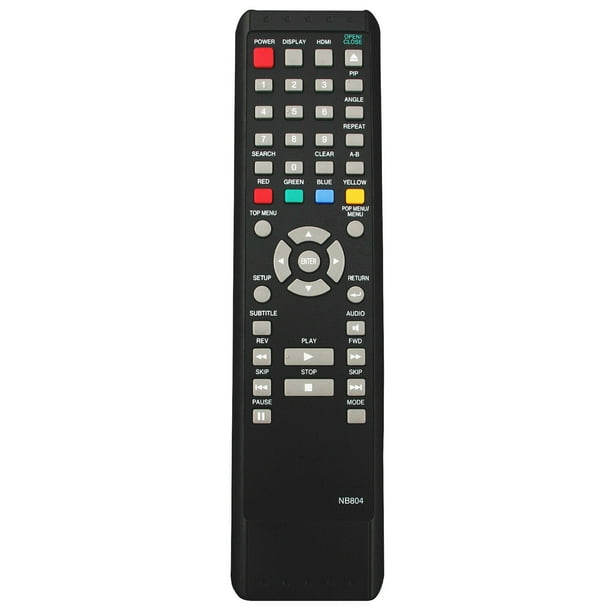 New Remote Control NB804 for Sylvania Blu-ray Player NB530SLX NB501SL9 NB500SL9 - Walmart ...