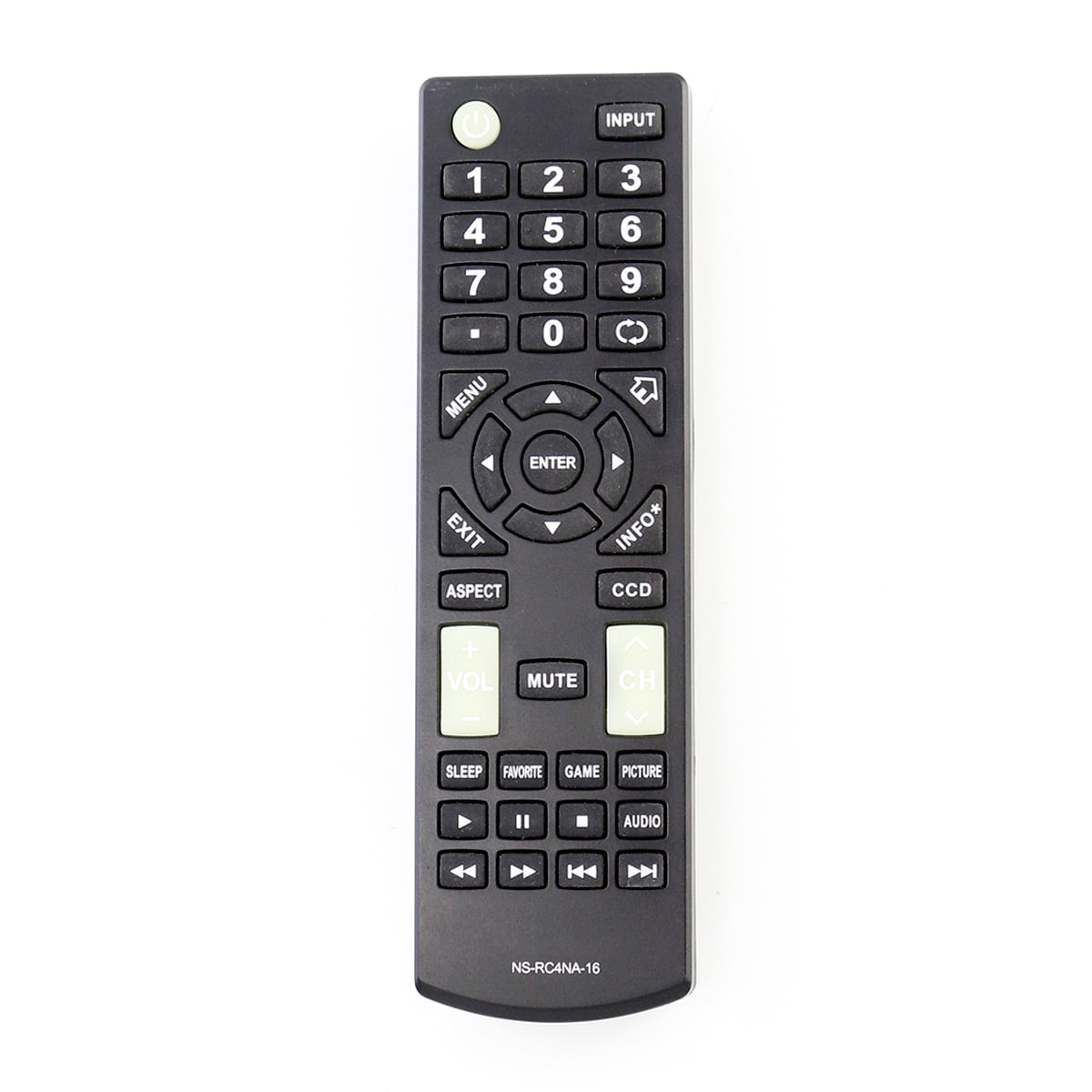 New Remote Control NS-RC4NA-16 for INSIGNIA LCD HDTV NS-19D220NA16-A NS ...