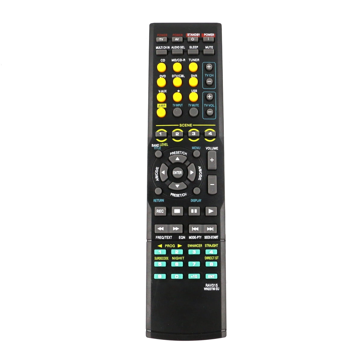 New Remote Control RAV315 fits for Yamaha AV Receiver Home Audio RX ...