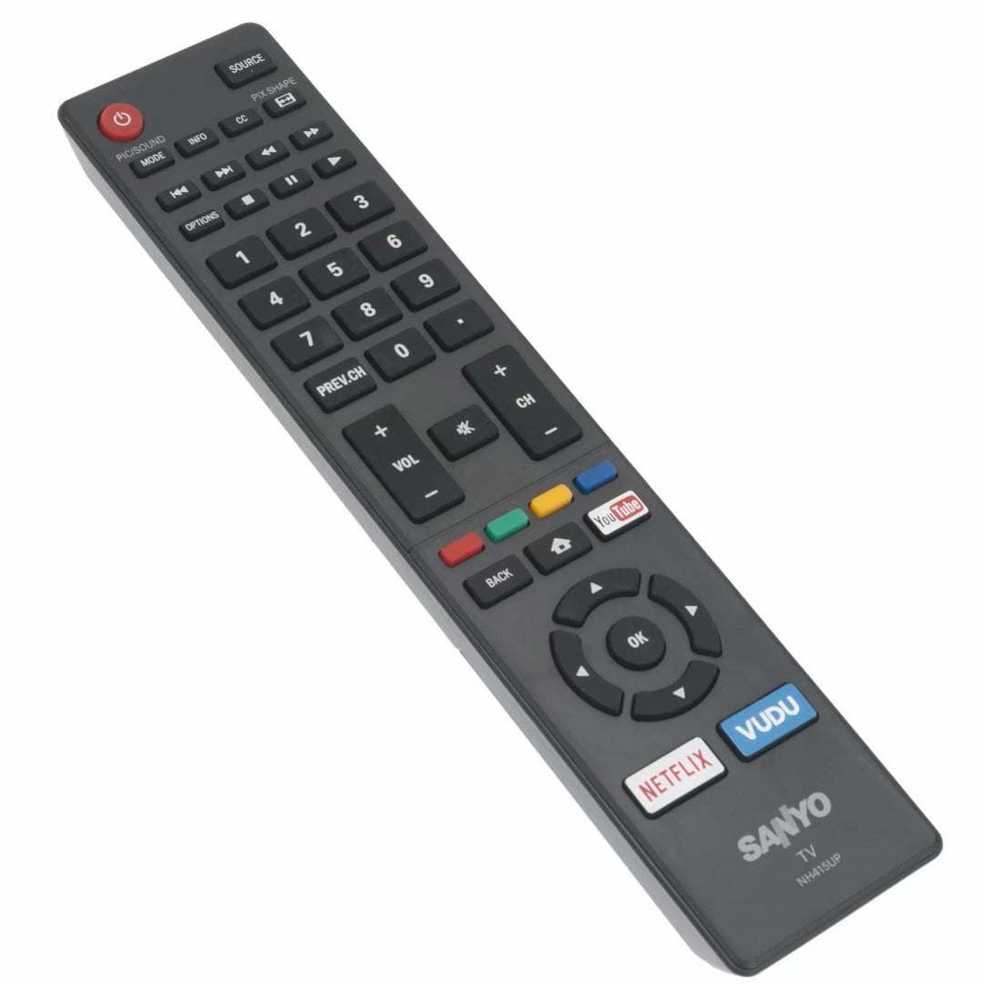 New Remote replacement NH415UP for Sanyo LED HDTV FW55C46F FW43C46F ...