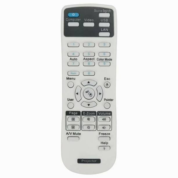 New Remote replacement for EPSON Projectors 1599176 EX5230 EX6220 ...