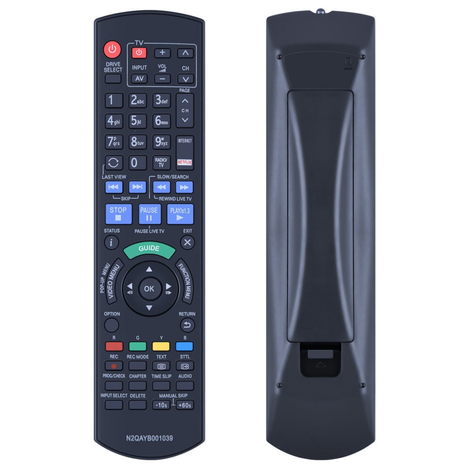 New Replace N2QAYB001039 For Panasonic DVD Remote Control DMR-BWT750 ...