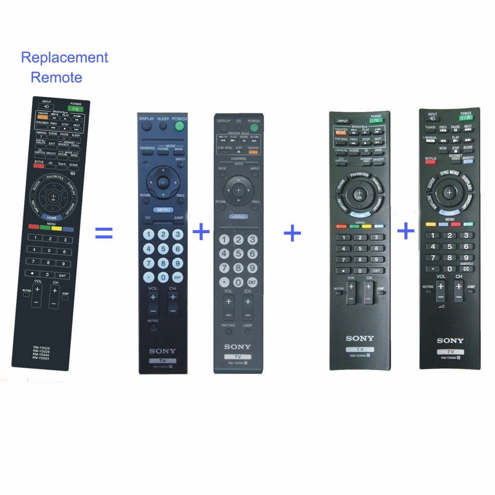 New RM-YD025 RM-YD028 RM-YD040 RM-YD065 Remote for Sony BRAVIA LCD LED ...