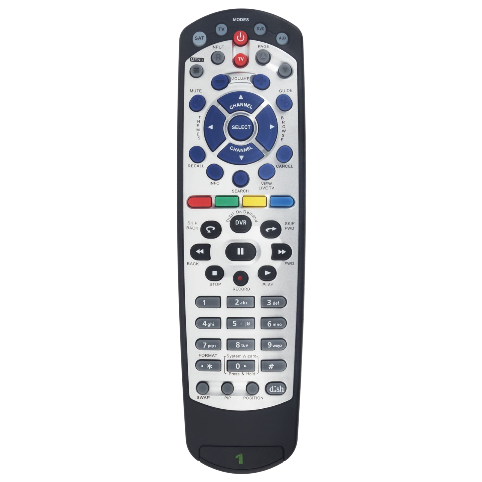 New Replace Remote Control Fits for Dish Network 21.1 20.0 21.0 IR UHF ...