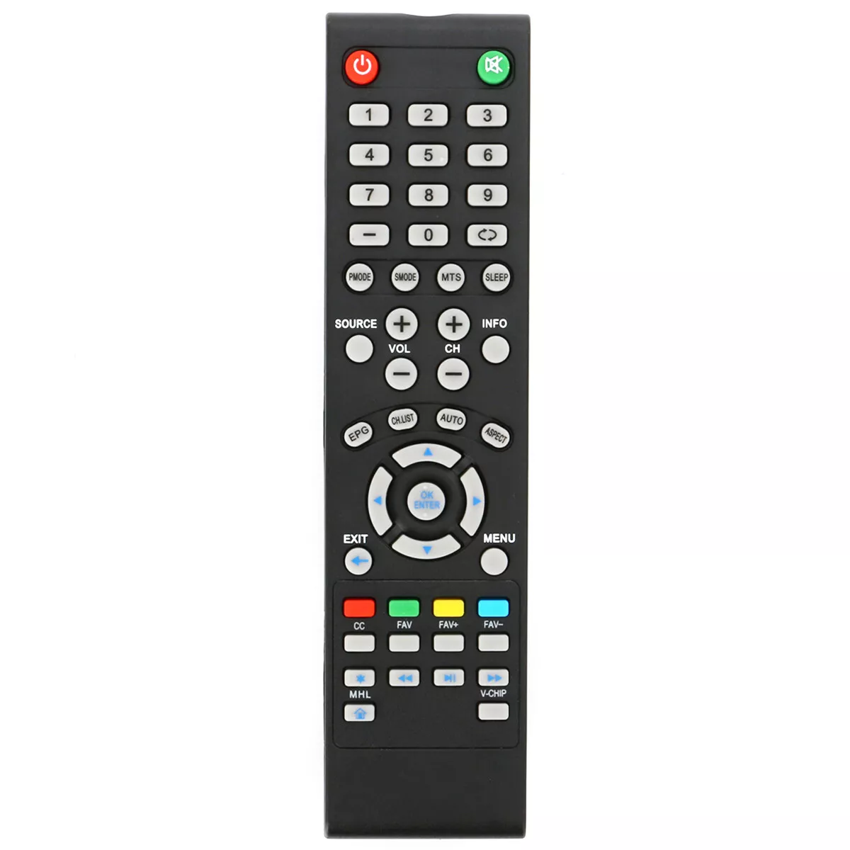New Replace Remote Control compatible with Proscan TV pled2694a ...