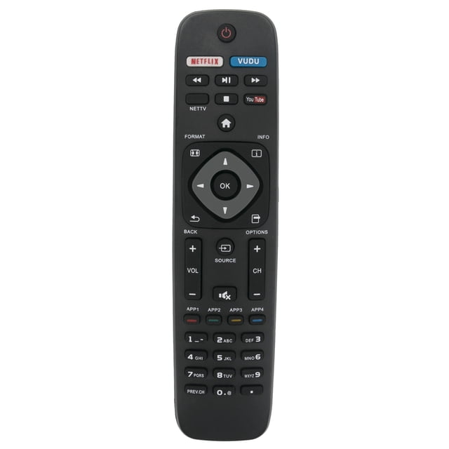 New Replace Remote Control fit for PHILIPS TV - Walmart Business Supplies