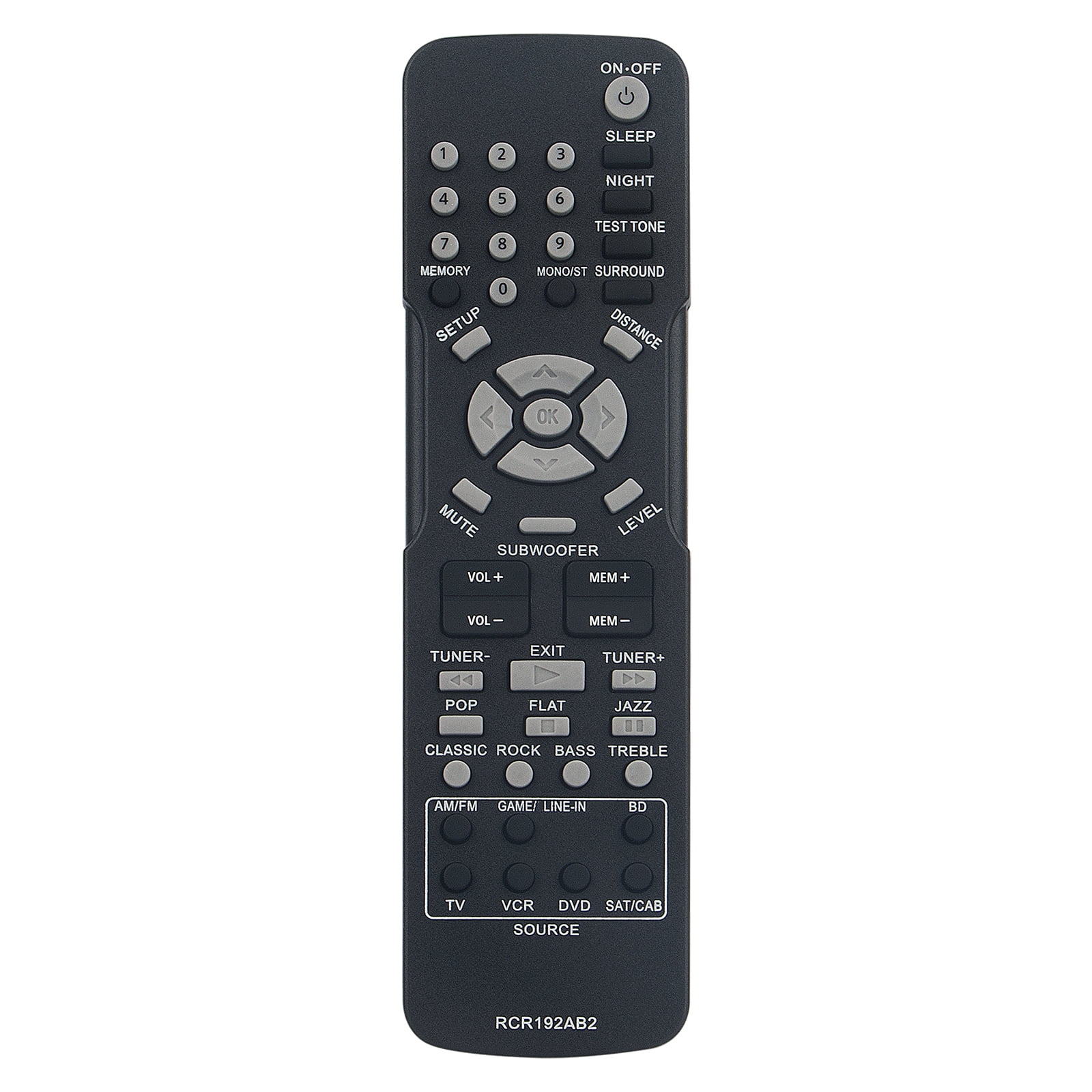 New Replace Remote Control fit for RCA RCR192AB2 RT2760 RT27U9F7 ...