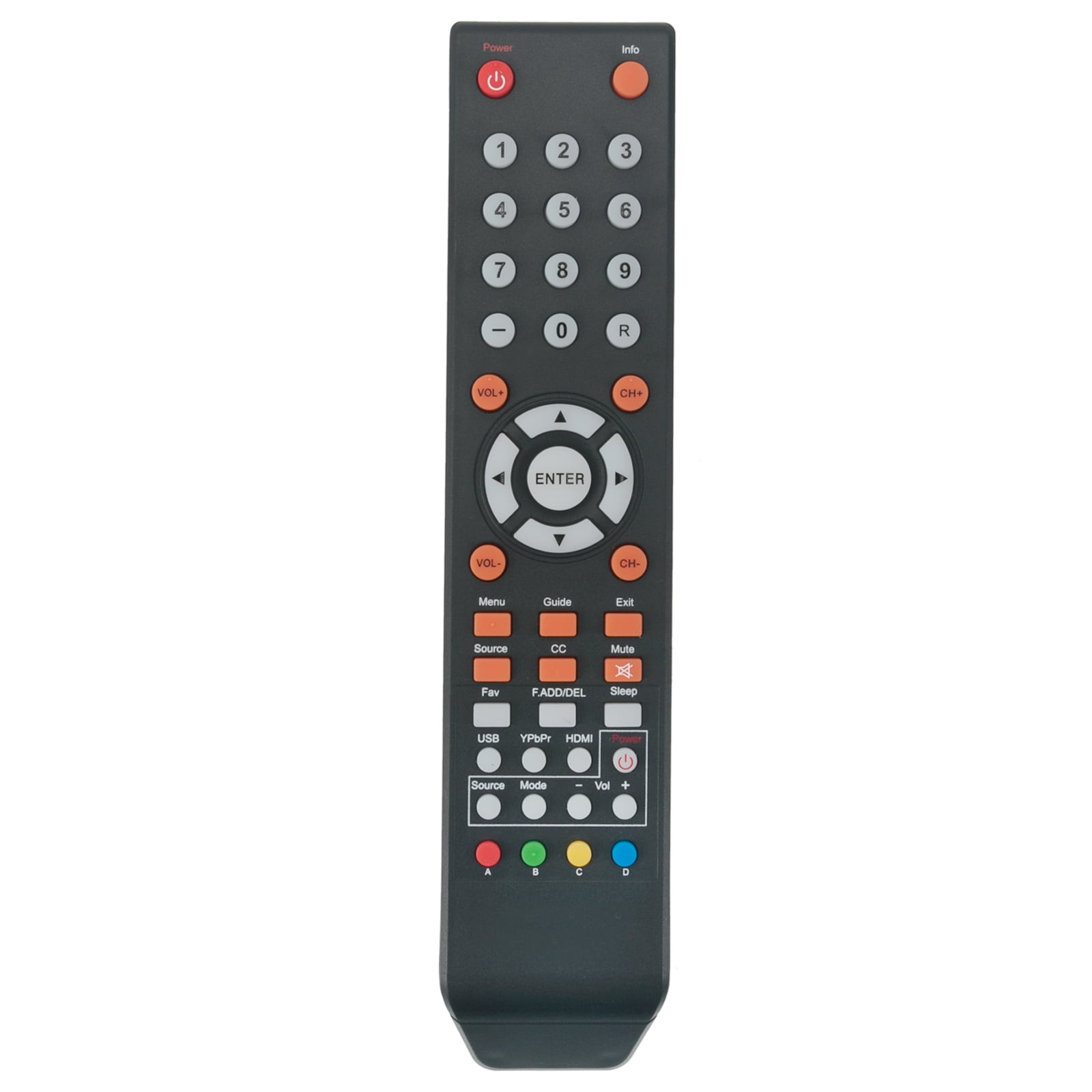 New Replace Remote Control fit for SCEPTRE TVX405BV-FHD3 X408BV-FHD ...
