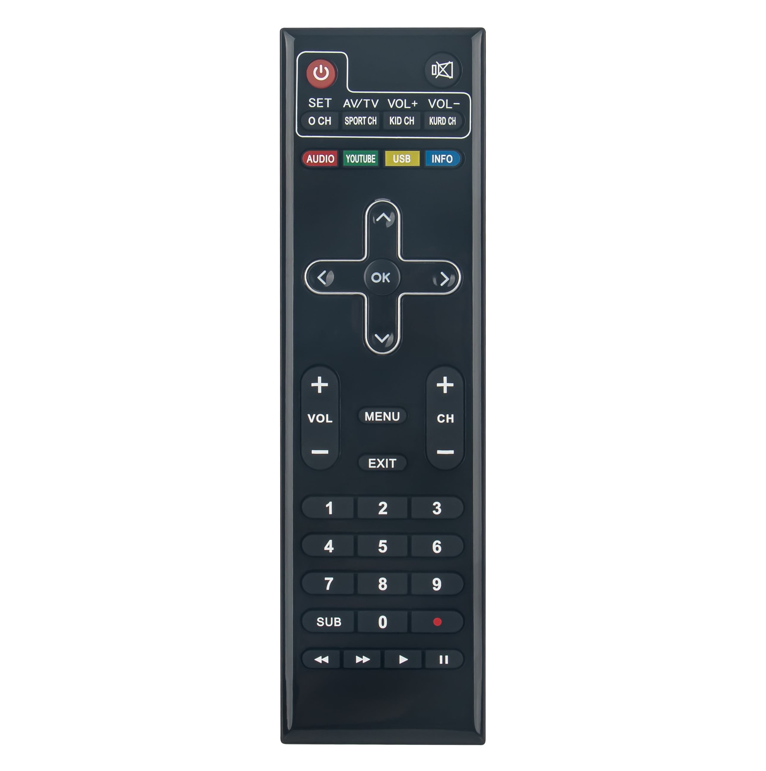 New Replace Remote Control fit for iSTAR KOREA A9000 Zeed4 - Walmart.com