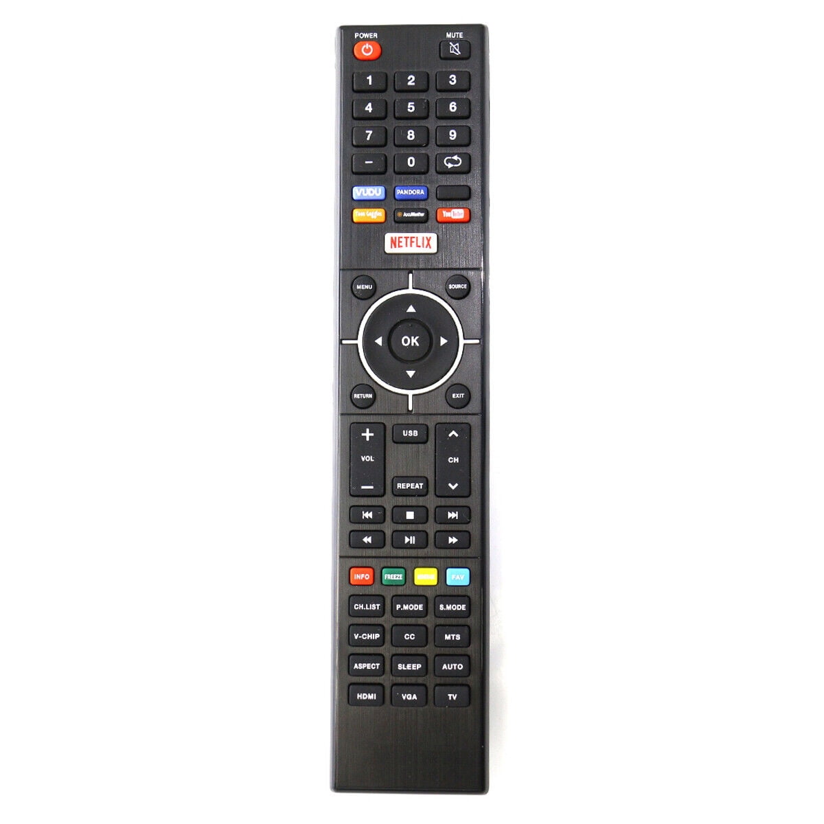 New Replace Remote for Element TV E4SFC551 E4SFC421 ELSFS422 ELEFJ322S ...