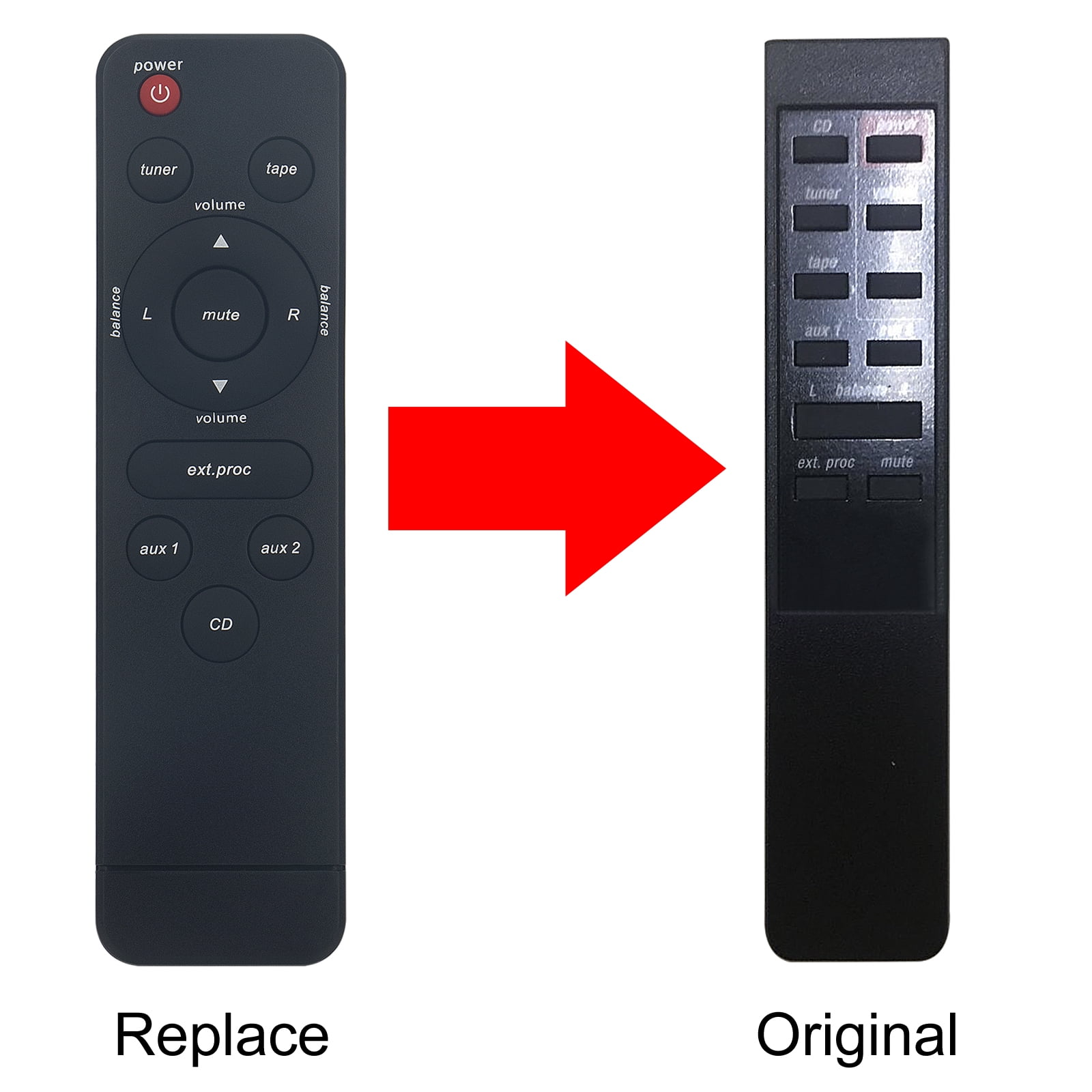 New Replace remote control fit for ADCOM GFP-750 - Walmart.com