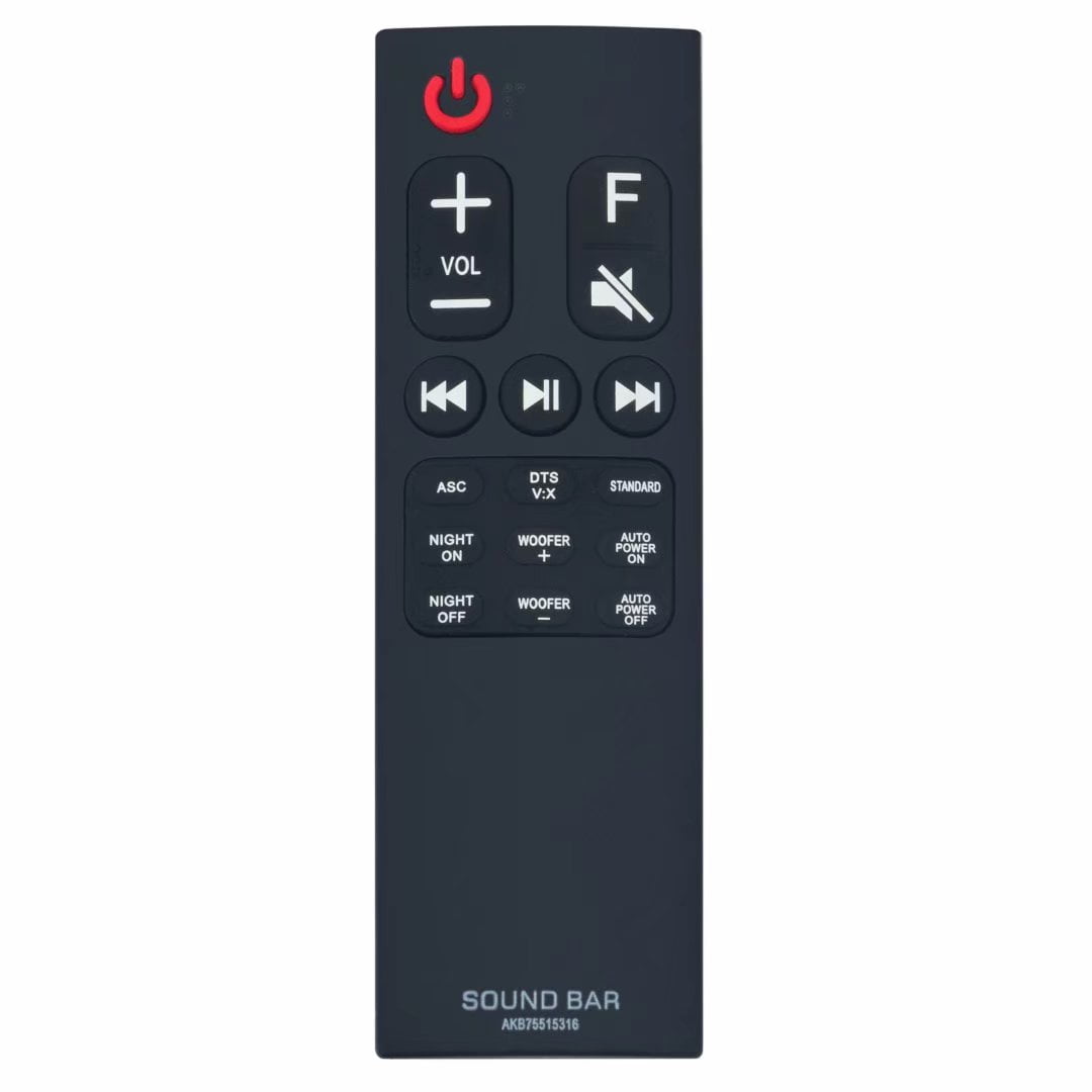 New Replaced AKB75515316 Replace Remote for LG Sound Bar Soundbar ...