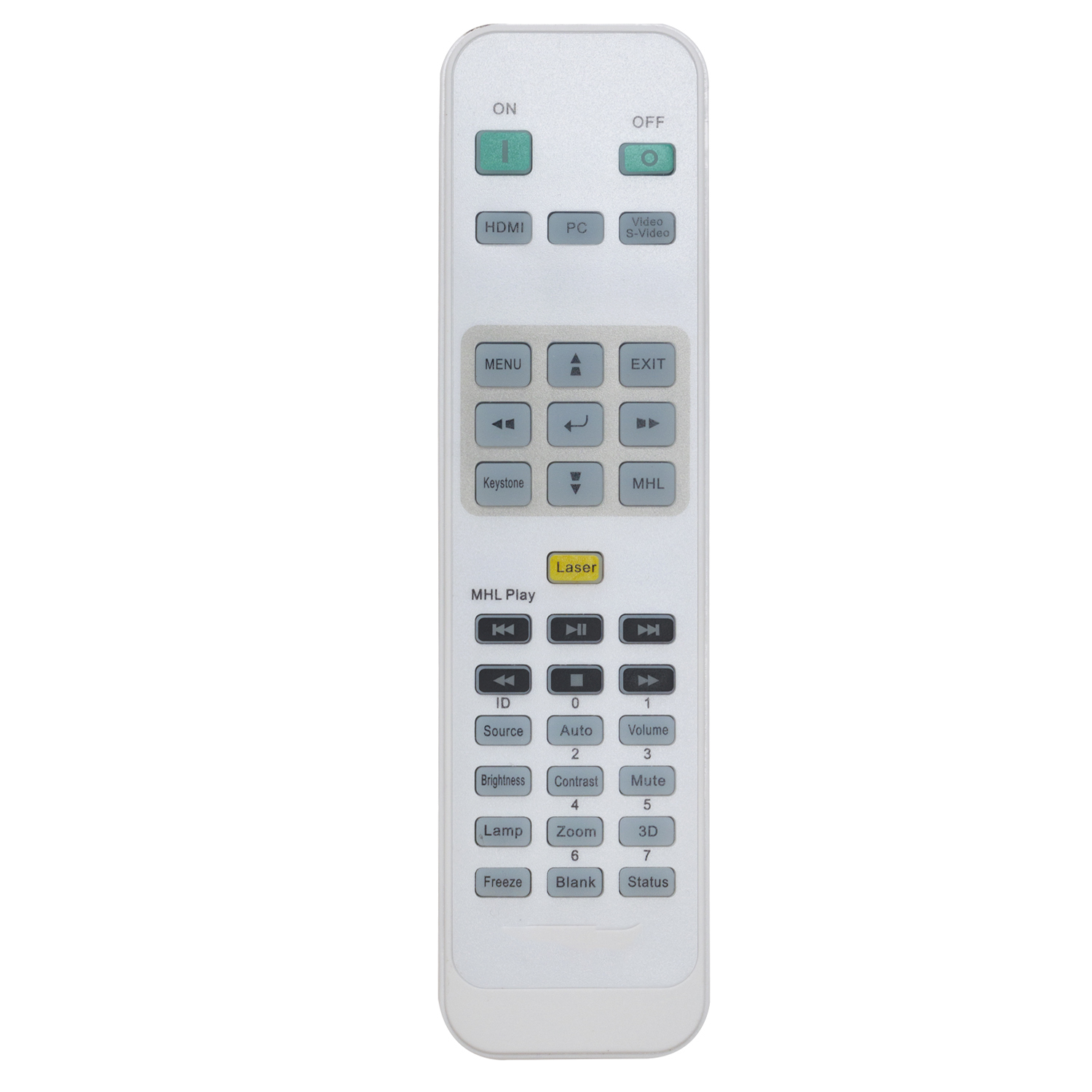 New Replaced Remote Control fit for VIVITEK Projector RU56723 DU7095Z ...
