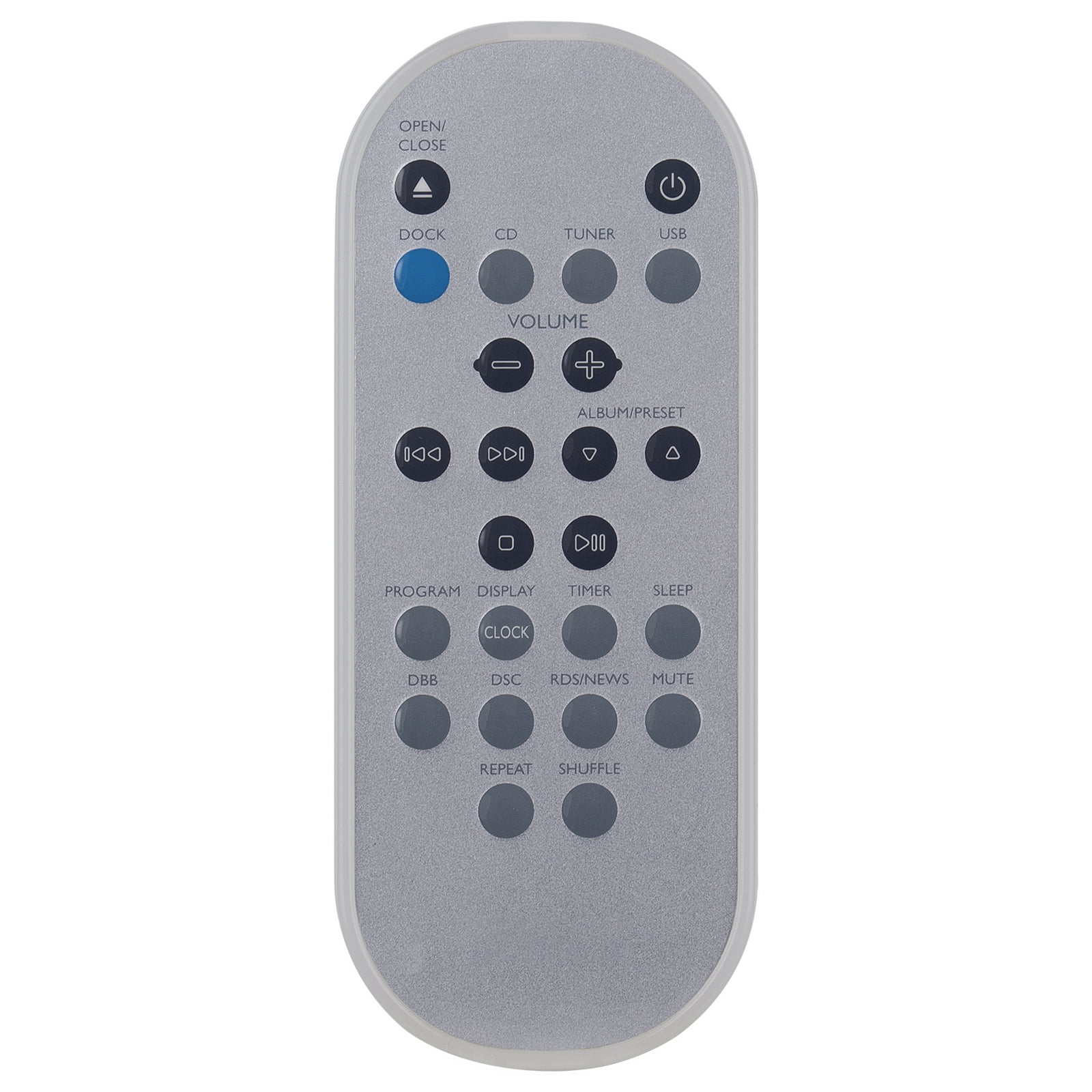 New Replaced Remote Control for Philips Micro Hi-Fi System MCM276R/37 ...