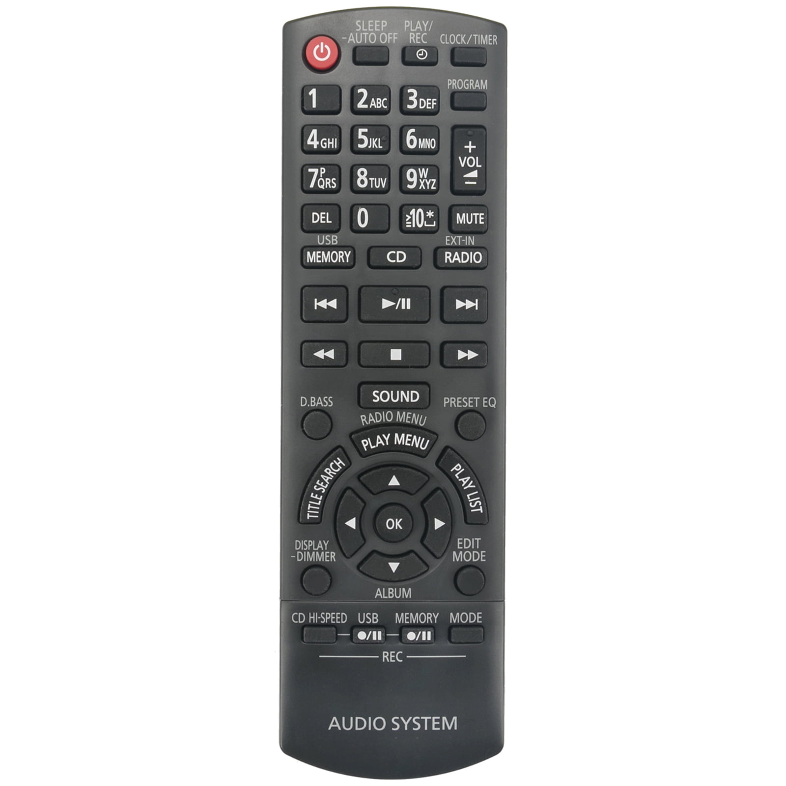 Panasonic Theater System Remote