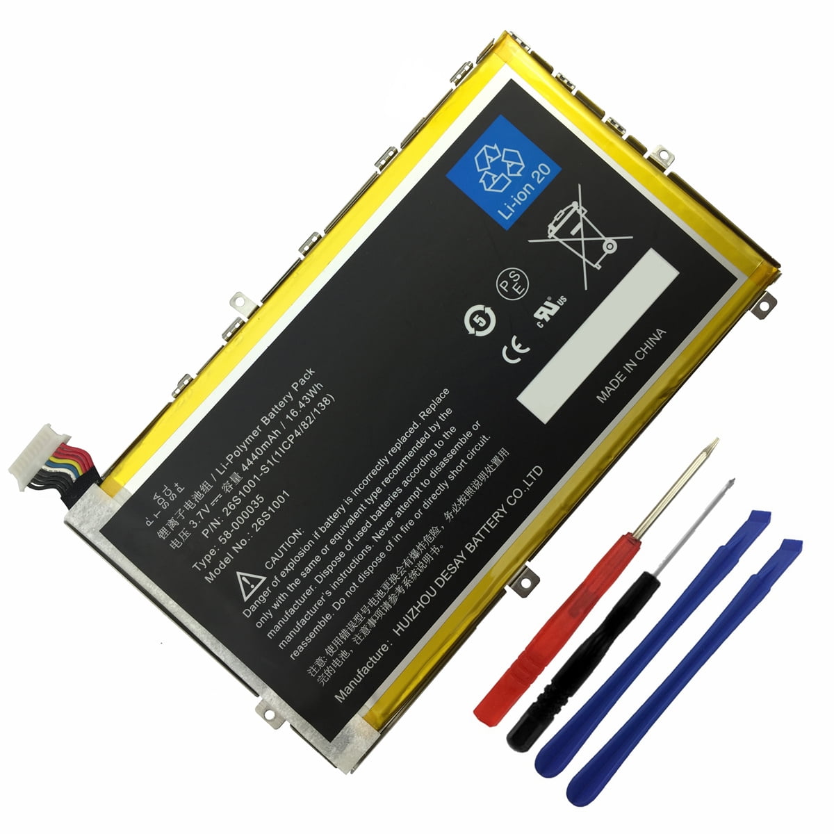 New Replacement Battery For Amazon Kindle Fire HD 7" 2nd Gen X43Z60 ...