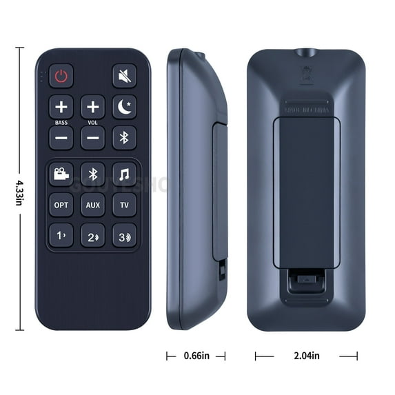 New Replacement Remote Control fit For Polk Audio Sound Bar Signa S1 ...