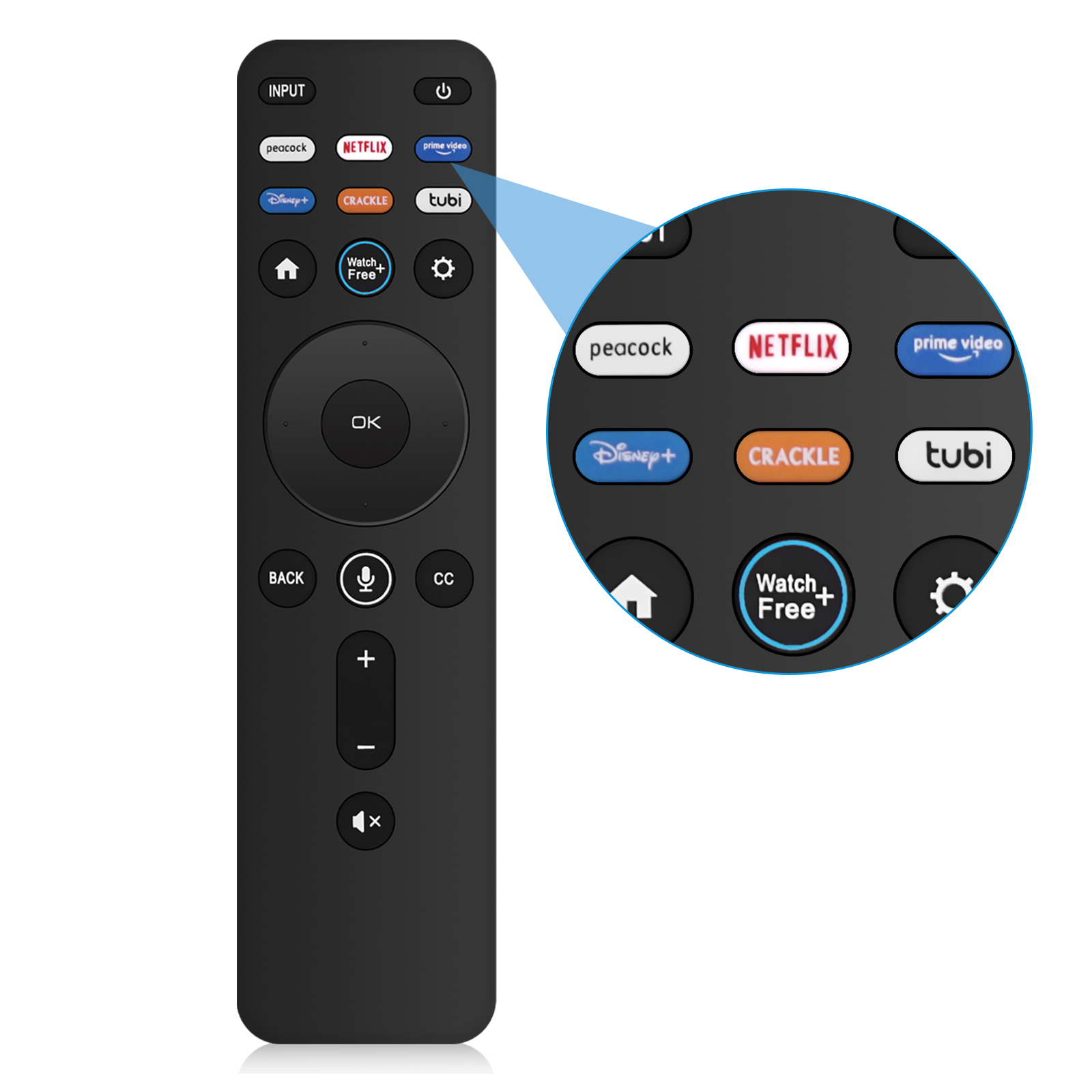 New Replaced Remote Control Fit For Element Tv Eleft195 Eleft222
