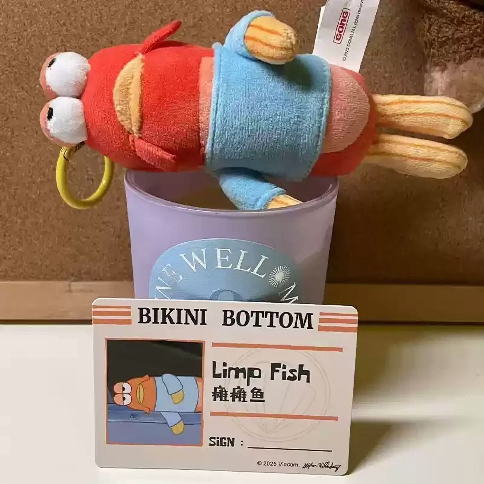 New Residents Of Bikini Bottom Underwater Fish Population Plush Pendant ...