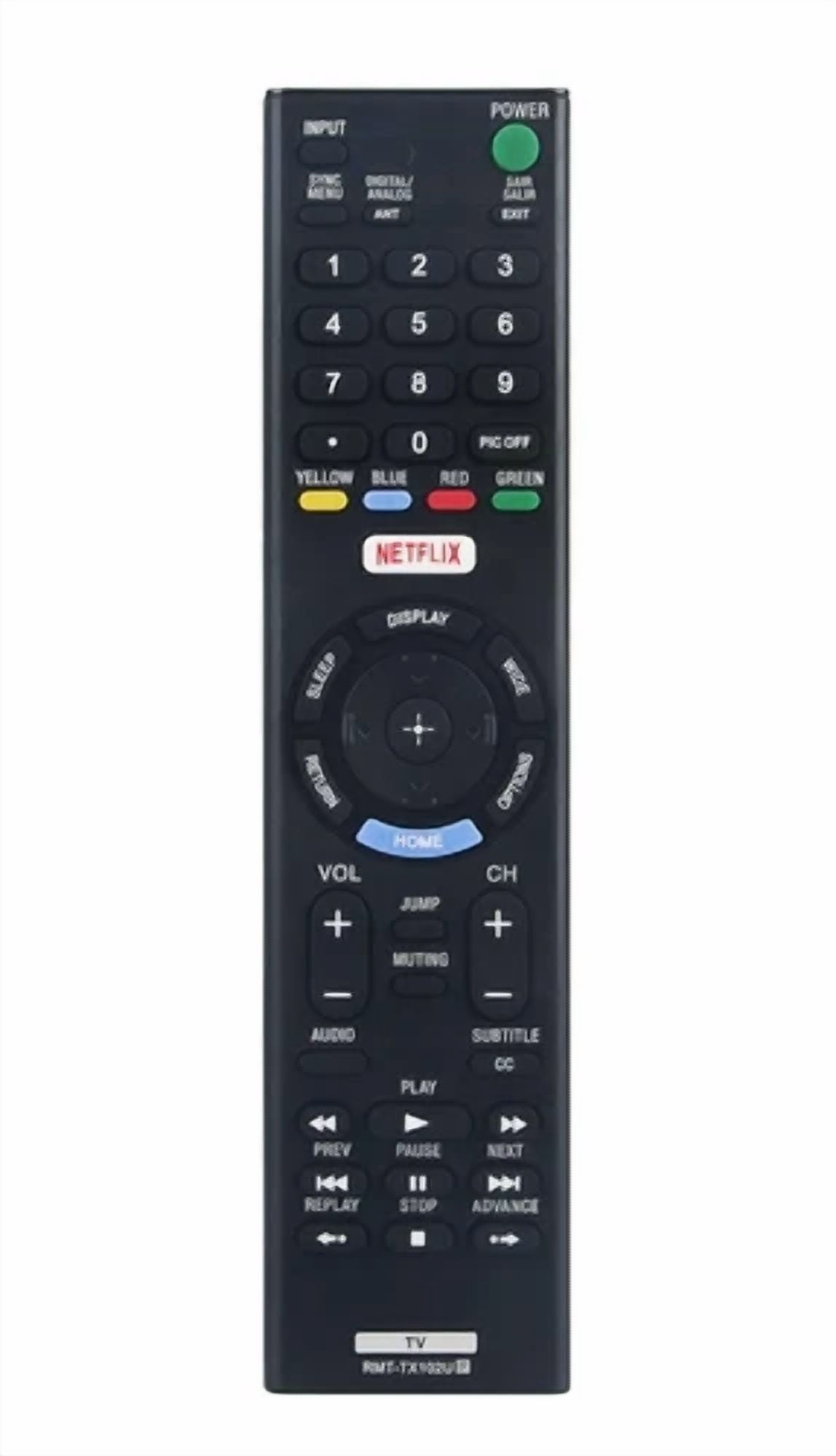 New Rmt-Tx102U Replaced Remote Fit For Sony Tv Kdl-32R500C Kdl-40R510C ...