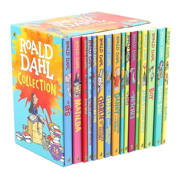 Roald Dahl Collection: 16 Book Box Set - Walmart.com