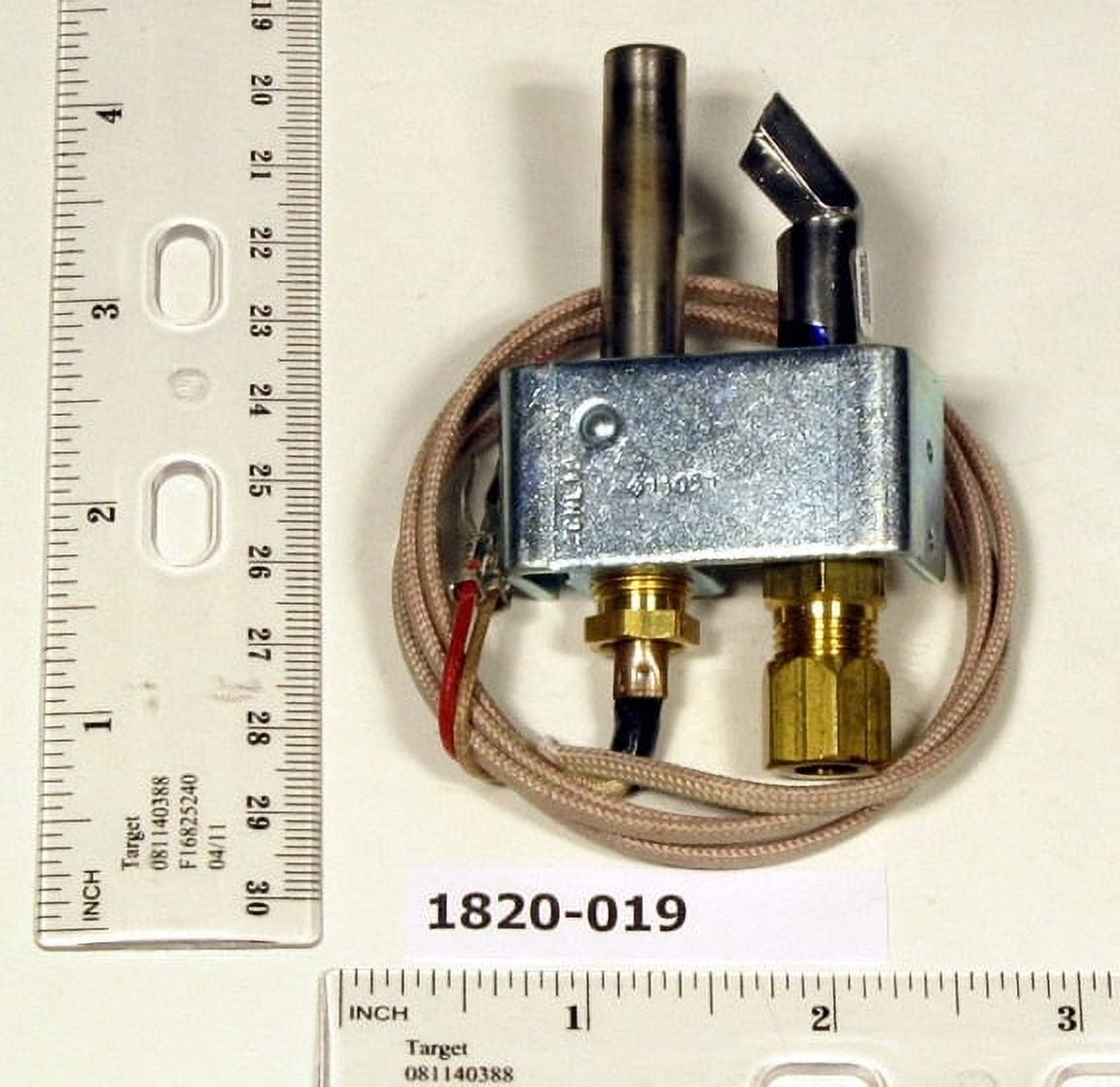 New Robertshaw 1820-019 Pg9 L Hand W/T Pile Replacement Heating Elements & Igniters Brass ...