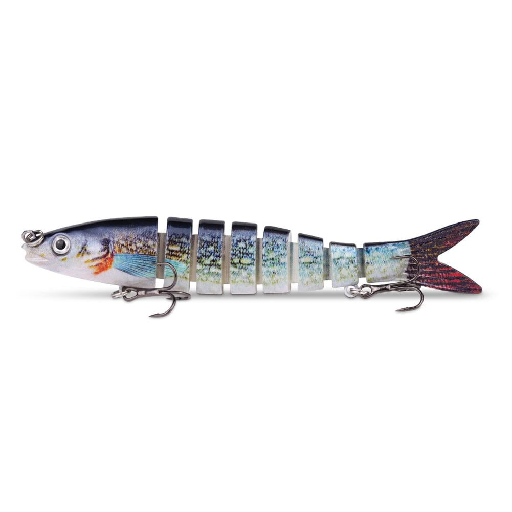 New Robotic Swimming Lure 135mm Multi-section Fishing Lure K1V1 D4J3 ...