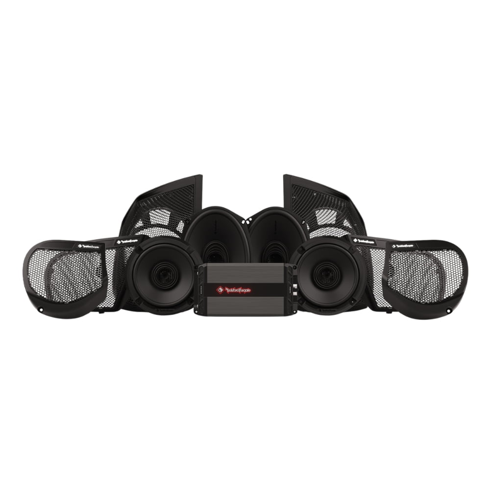 New Rockford Fosgate HD24-STG3 Stage-3 Audio Kit for 2024+ Harley ...