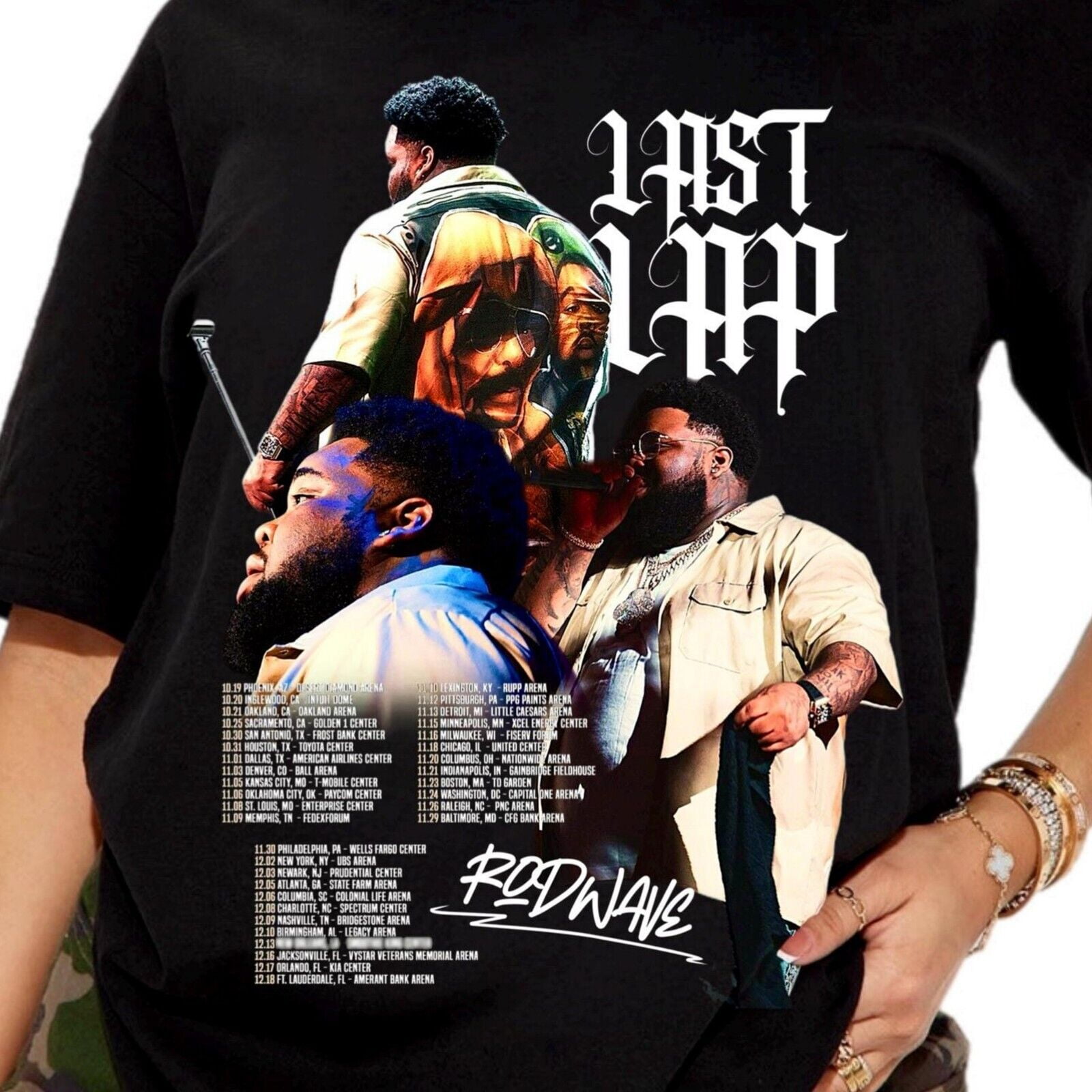 New Rod Wave Last lap tour 2024 Gift For Fans Unisex S-4XL Shirt ...