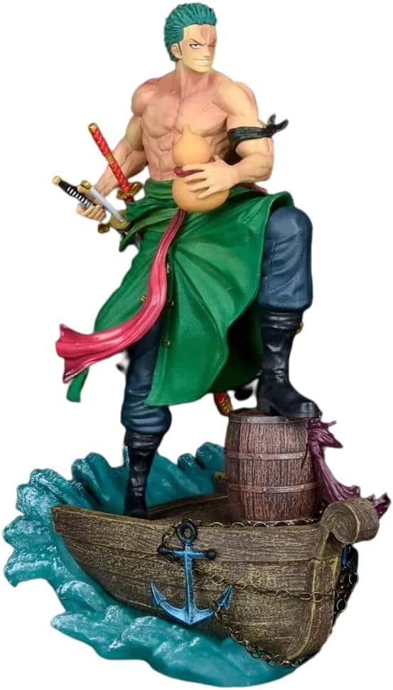 New Roronoa Zoro 37cm/14.5inch Character Anime Statue Figure Desktop ...