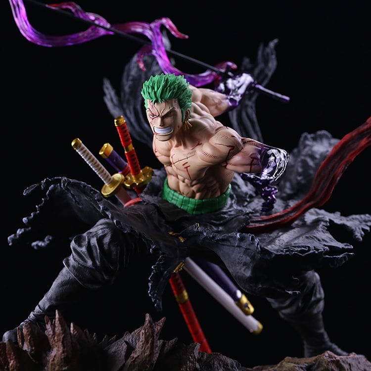 New Roronoa Zoro (Bloodbath Ver) Character Anime Statue Figurine ...