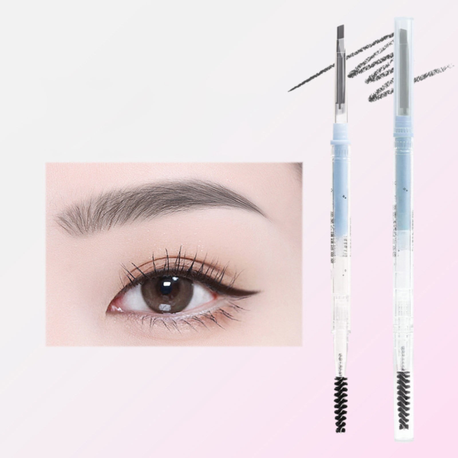 New！ Rotating Eyebrow Pencil Transparent Double Headed Extremely Thin ...